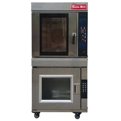 China Forno preciso inteligente da circulação de ar quente das bandejas do controle de temperatura 5 com geração do vapor, 10 bandejas que impermeabilizam junto o forno de Combinated à venda