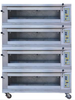 China O petisco comercial da pizza das bandejas da plataforma 12 do rei Tier Oven 4 faz à máquina o forno elétrico da plataforma do equipamento do cozimento à venda