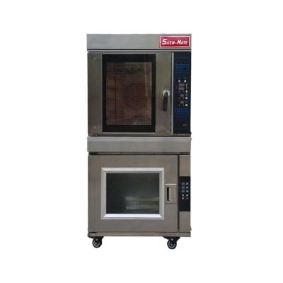 China 8 bandejas comerciais que cozinham o forno da circulação de ar quente com as 10 bandejas que impermeabilizam junto o forno de Combinated à venda