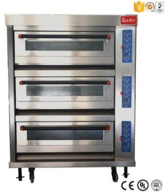 China Plataforma elétrica Oven Bakery Equipments de Luxrious Digital da boa qualidade 3 bandejas da plataforma 6 que cozem o forno à venda