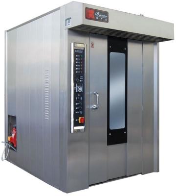 中国 Bakestarのパン屋装置の産業ディーゼル オーブン32の皿は焼ける回転式オーブンをパン粉でまぶす 販売のため