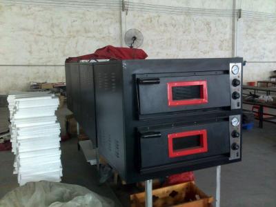 China Forno de pizza de pedra elétrico para forno de pizza de fábrica de dois andares em Guangzhou China, pedra para forno de pizza elétrico à venda