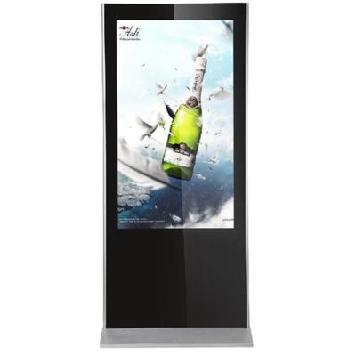Cina Pavimento a 50 pollici che sta pubblicità dello schermo dell'affissione a cristalli liquidi del chiosco del riproduttore video del contrassegno di Digital in vendita