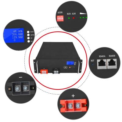 Cina Batteria domestica fai da te Powerwall Lifepo4 BMS 48V 100Ah 200Ah 400Ah in vendita