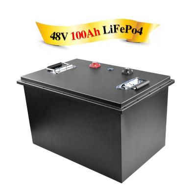 Cina 48v 51.2V 100AH impermeabile Lifepo4 batteria elettrica agli ioni di litio solare in vendita