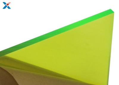 China Fluorescente Groene 3mm Gekleurde Acrylblad Grote Dakwerk Gegoten Raad Te koop