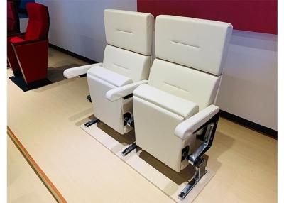 China Stoffenstoffering 160mm de Zetels van het Auditoriumtheater met Houten Rug Te koop