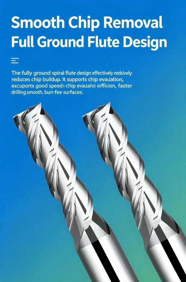 HRC55 Carbide End Mill 3 Flutes 3F Dia 1mm 2mm 3mm 4mm Shank End mill coating Carbide Solid Tungsten Flat milling cutter for Aluminium 2