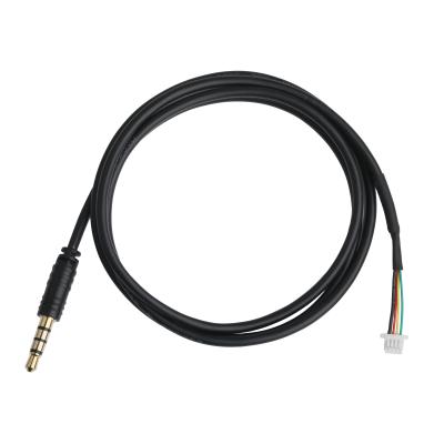 Chine 3.5mm 4Pin Heaphone Earphone Plug MALE à JST SHR-04V-S-B Assemblage de connecteur de câble OEM / ODM à vendre