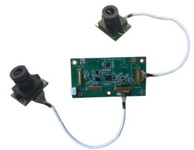 Chine Micro coax LI-JXAV-MIPI-ADPT-4CAM carte de caméra et connecteur de caméra de conception FAW-1233-02 câble OEM/ODM à vendre