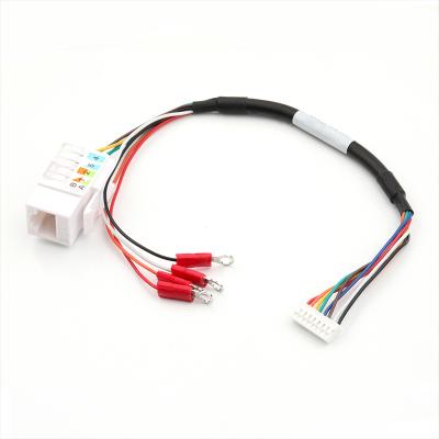 China 8-Position Wire Harness Assembly with RJ45 Keystone, 24V Input, 24AWG Cable for sale