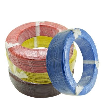China PFA Insulated Single Core Wire with 36awg~3/0awg Wire Gauge Chemical Resistance and Low Friction for sale