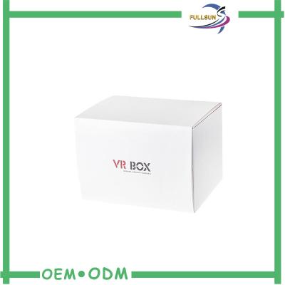 China Caja de empaquetado del teléfono móvil de la laminación de Matt/caja de Vr que empaqueta con la impresión del logotipo en venta