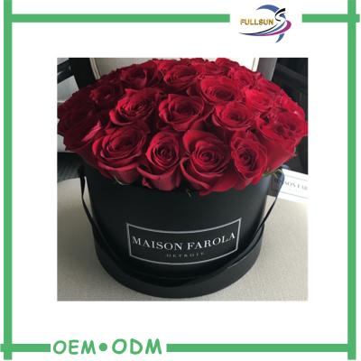 Cina Progetti il lusso per il cliente del contenitore di cappello del fiore che imballa rotondo le scatole di cartone per i fiori in vendita
