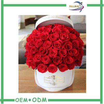 Cina A forma di rotondo romantico dei contenitori di regalo del fiore per l'imballaggio fiore del partito/di nozze in vendita