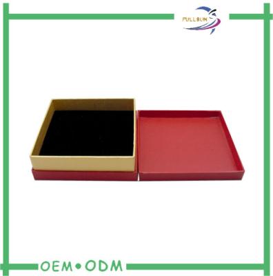 Cina Carta rossa personale delle similpelle di multi scopo dei contenitori di regalo dei gioielli in vendita