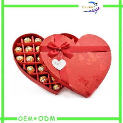 China De hart Gevormde Dozen van de Chocoladegift Te koop