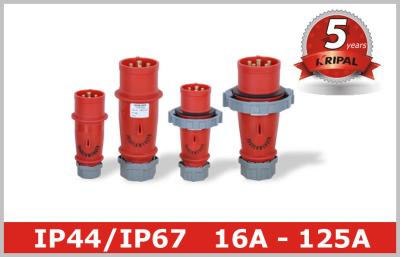 中国 単一フェーズ インバーター産業パワー プラグのソケット 380V 415V 3P+E 3P+N+E 販売のため