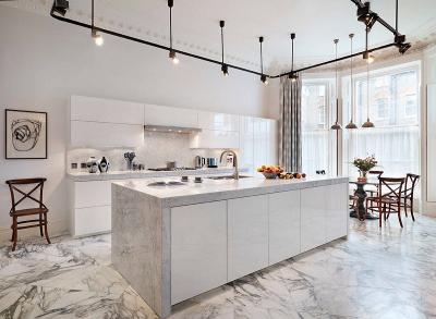 Cina 2022 armadi da cucina modulari moderni bianchi con gli accessori funzionali ed il canestro d'angolo in vendita