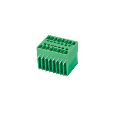 中国 3.81 Mm 300V 8Aの差込式のターミナル ブロック ワイヤー コネクター 販売のため