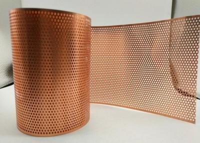Κίνα Πάχος 0.1mm8mm τρυπημένη με διατρητική μηχανή μετάλλων διάβρωση οθόνης χαλκού φύλλων διατρυπημένη ανθεκτική προς πώληση
