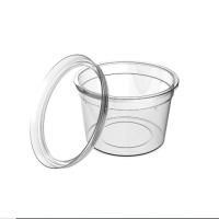 Quality 7oz Disposable PP Plastic Clear Frozen Dessert Cup With Lid for sale