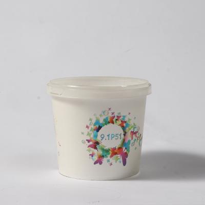 PP Material Disposable Yogurt Cup Injection Molding for Custom Printed Ice Cream
