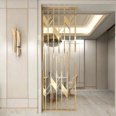 China Screen SS Metal Partition Stainless Steel Room Space Divider 30mm Thickness for sale