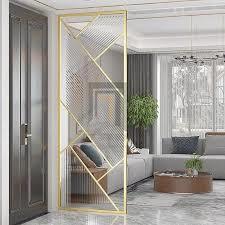 Cina Schermo geometrico cavo in acciaio inossidabile SS Pannello divisorio in metallo per soggiorno in vendita