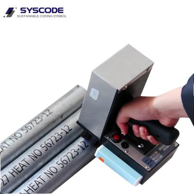 China Metal Tubes Portable Handheld Printer Manual Qr Code Inkjet Printer for sale