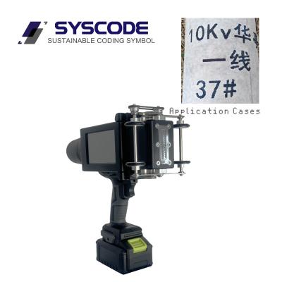 China DOD Large Character Handheld Inkjet Printer for High-Speed Printing on Rubber Hoses and Wooden Boxes for sale