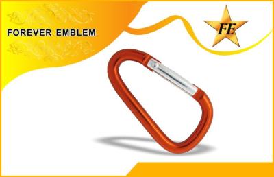 Cina Gancio di alluminio di Carabiner con il logo dell'incisione laser e di serigrafia in vendita