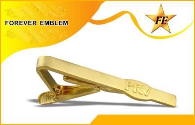 Cina Il bronzo placcato oro popolare ha personalizzato la clip di barra di collegamento senza 2D progettazione in vendita