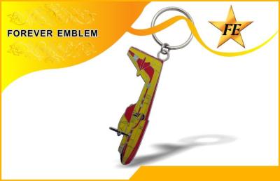Cina Metallo su ordinazione stampato bronzo Keychains promozionale con doratura in vendita
