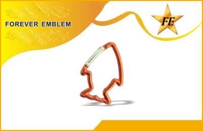 Cina gancio di alluminio decorativo variopinto del carabiner con varia forma in vendita