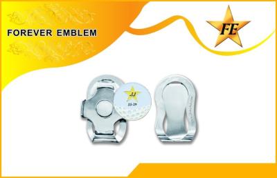 Cina Bronzo/rame di nichelatura o brillanti di golf del cappello della clip con il logo del cliente in vendita