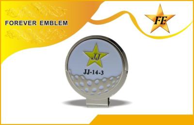 Cina Ferro/nichelatura in lega di zinco della clip del cappello di golf con l'indicatore su ordinazione della palla in vendita