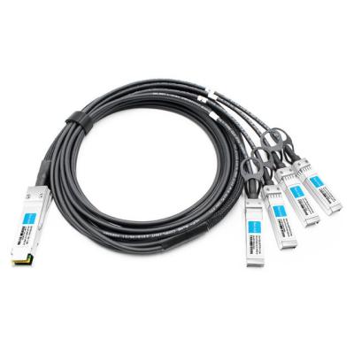 Cina Cisco QSFP-4SFP25-CU2M Compatible 2m (7ft) 100G QSFP28 quattro al cavo diretto di sblocco dell'attaccatura del rame di 25G SFP28 in vendita