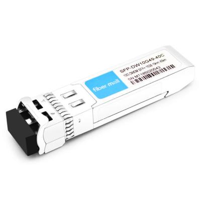 Cina Modulo compatibile del ricetrasmettitore del broccato 10G-SFPP-ZRD-1538.19 10G DWDM SFP+ C49 100GHz 1538.19nm 40km LC SMF DDM in vendita
