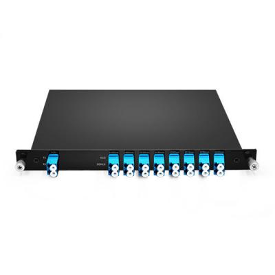 China CWDM passivos dobram a fibra Mux & a CAIXA do módulo 8CH de Demux (cliente especificado) LC/UPC LGX de XX-XXnm à venda