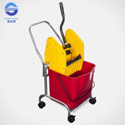 Китай Прочная пластмасса вниз отжимает вагонетку выжималки Mop для ресторана продается