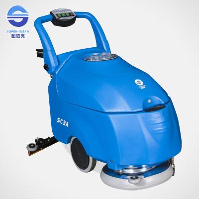 Cina Impianto di lavaggio concreto del pavimento della mano di spinta della levigatrice blu del pavimento in vendita