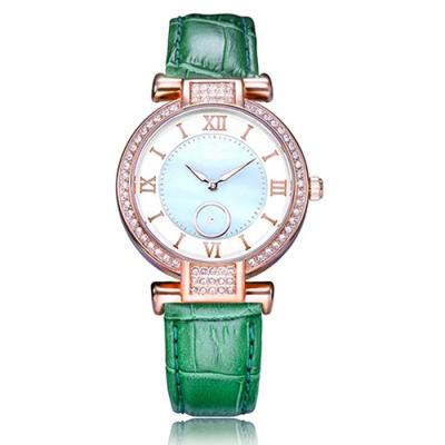 Cina Adatti le signore/ragazze resistente di acqua dell'orologio della lega con la cinghia di cuoio, servizio dell'OEM in vendita