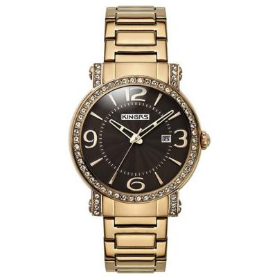 Cina Gli orologi di lusso delle donne d'avanguardia dell'oro, orologi delle signore con il movimento del quarzo in vendita