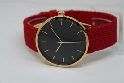 Cina Unisca in lega l'orologio, orologio di Laides con l'orologio di signora ultrasottile classico della cassa della cinghia di Perlon del movimento del Giappone in vendita