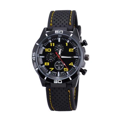 Cina Orologi dell'acciaio inossidabile degli uomini, orologio della banda del silicio di sport degli uomini, orologio multifunzionale del quarzo dell'OEM crono in vendita