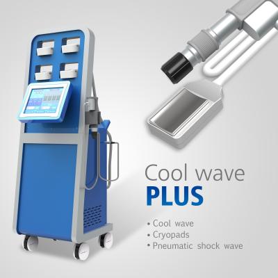 China De schokgolf combineert Vette het Bevriezen van 21 Herz Cryolipholysis Machine 10,4 Touch screen Te koop