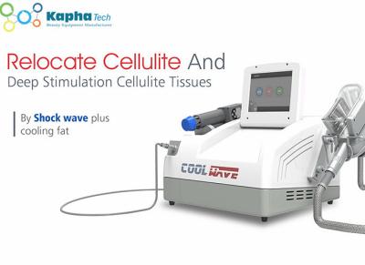 China Pele que aperta a máquina de congelação gorda de ESWT Cryolipolysis com onda de choque à venda