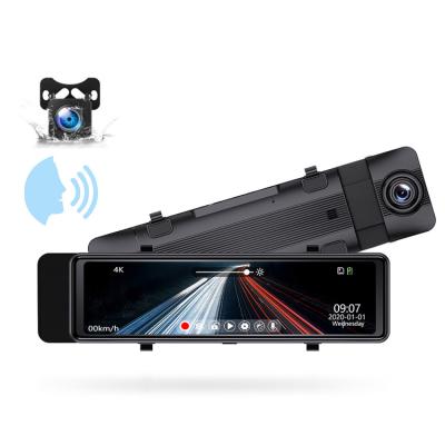 Cina Controllo doppio di sostegno a 10,88 pollici di voce dell'automobile 4k DVR di Wifi di colore pieno in vendita