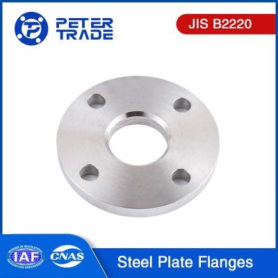 Chine JIS B2220 SS Flanges de tôle 63K Flanges d'acier Plaque face soulevée/face plate Flanges de tôle d'acier inoxydable pour le traitement de l'eau à vendre